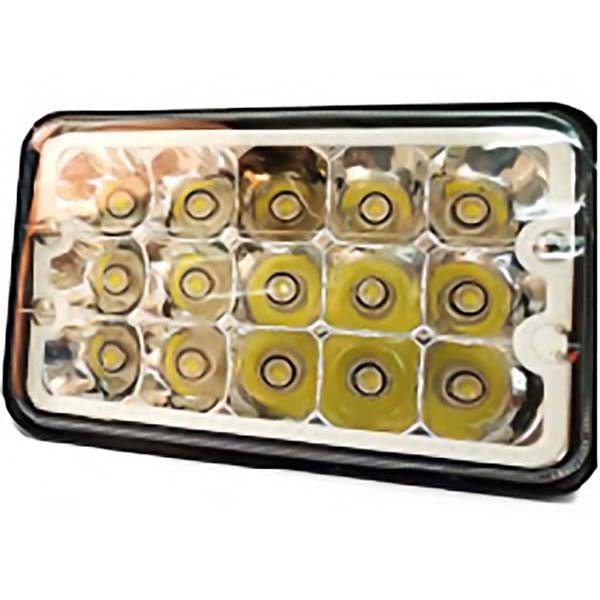 OPT R.PNA 45W 12/24V 15 LED O. AN. AZU 165X105X75 X1 EPISTAR